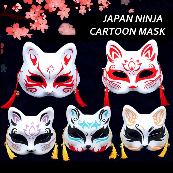 Jual [LOGU] Topeng lucu serigala fox nezha, Mask Topeng cosplay lucu ...