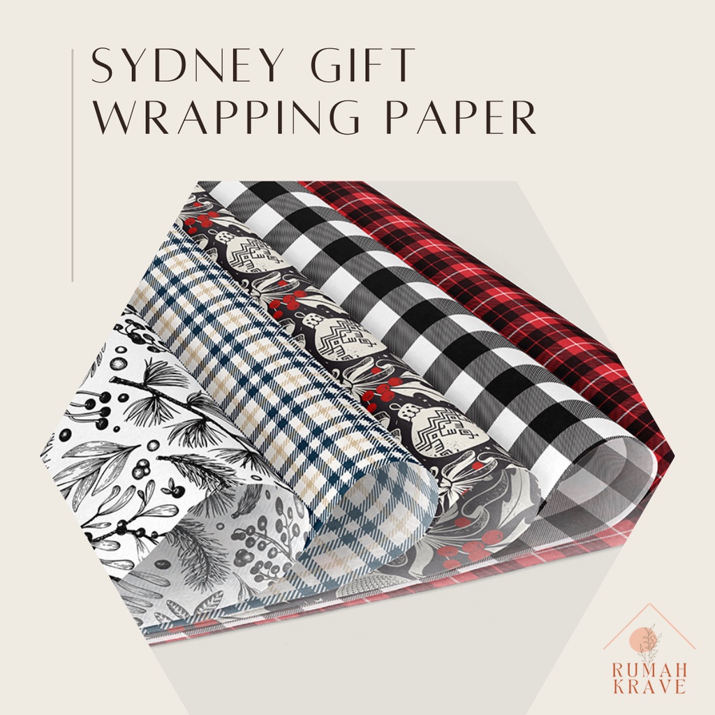 Jual RUMAH KRAVE - Sydney Gift Wrapping Paper Kertas Tissue Tisu ...