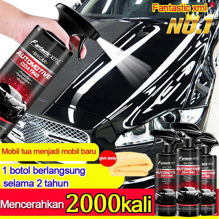 Jual 500ML Nano ceramic Coating Pelindung car nano coating spray Pengkilap Body Motor Dan Mobil ...