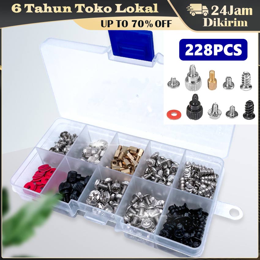 Jual Paket Hemat Baut Komputer Mur PC Set Screw CPU Rakitan Sekrup ...