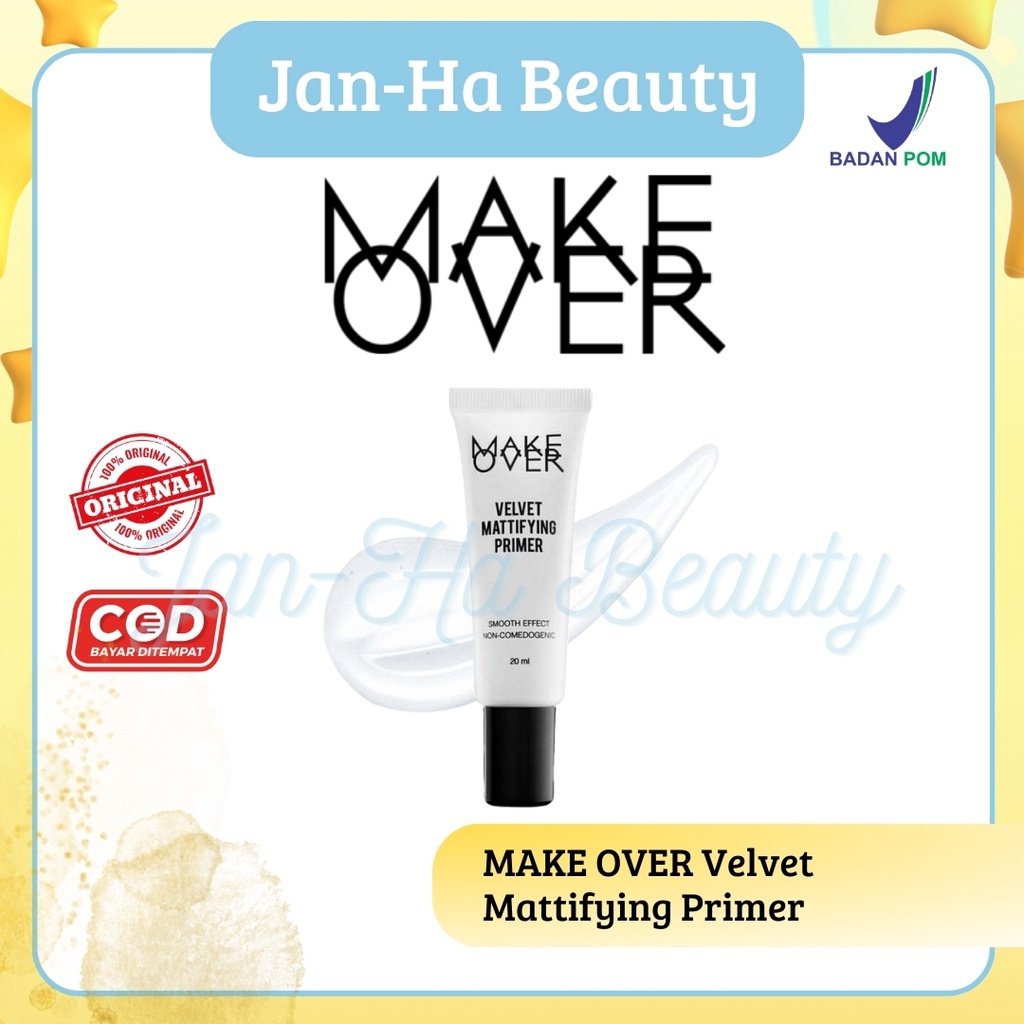 Jual MAKE OVER Velvet Mattifying Primer - Primer matte mengecilkan pori ...