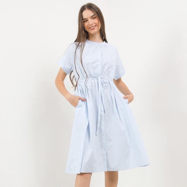 Jual Hush Puppies Dress Wanita Stairy Blue | Shopee Indonesia