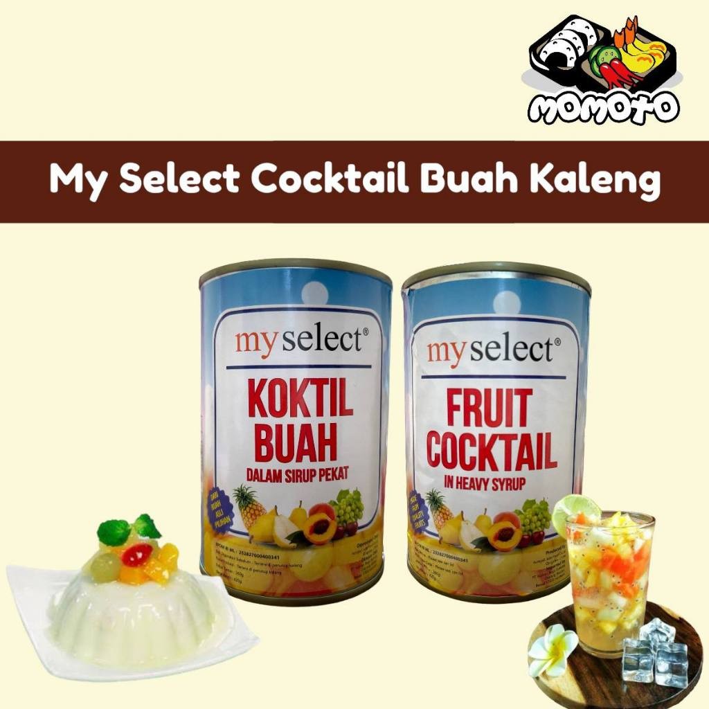 Jual My Select Fruit Cocktail Buah Kaleng Asli 425 gram Koktil Sirup ...