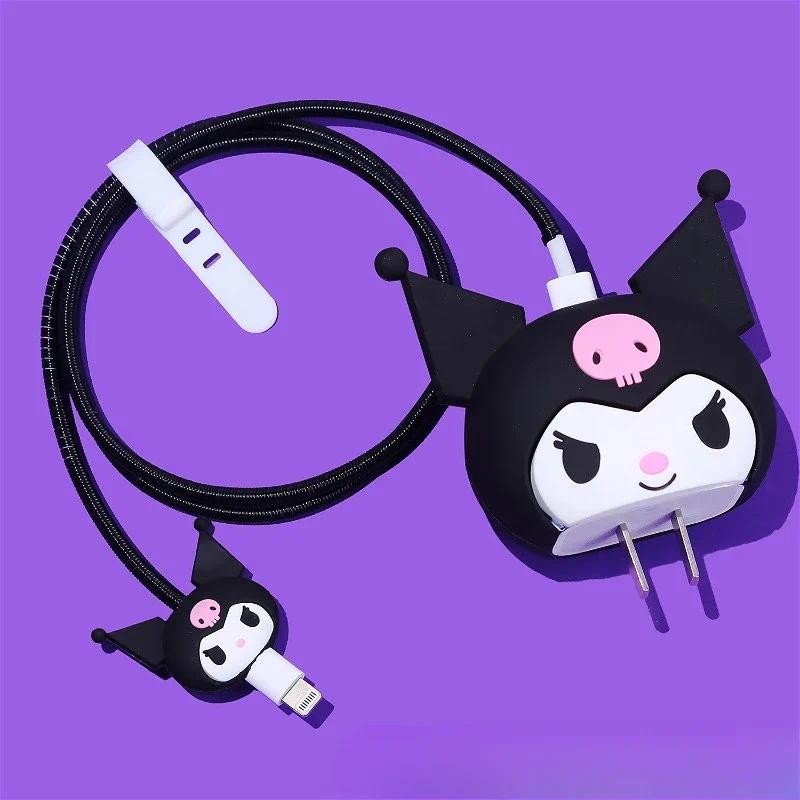 Jual Sanrios Kuromi HelloKitty Melodys Cable Protector for Iphone Ipad ...