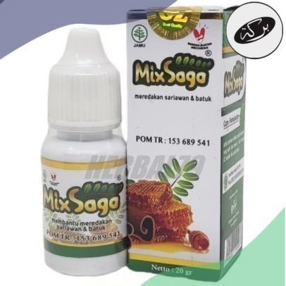 Jual HJS MIXSAGA MIX SAGA 20 GR BATUK SARIAWAN DEMAM PANAS DALAM BALITA ...