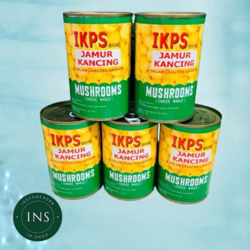 Jual Jamur Kancing Kaleng IKPS Whole Mushrooms Champignons Uk 425 Gr ...