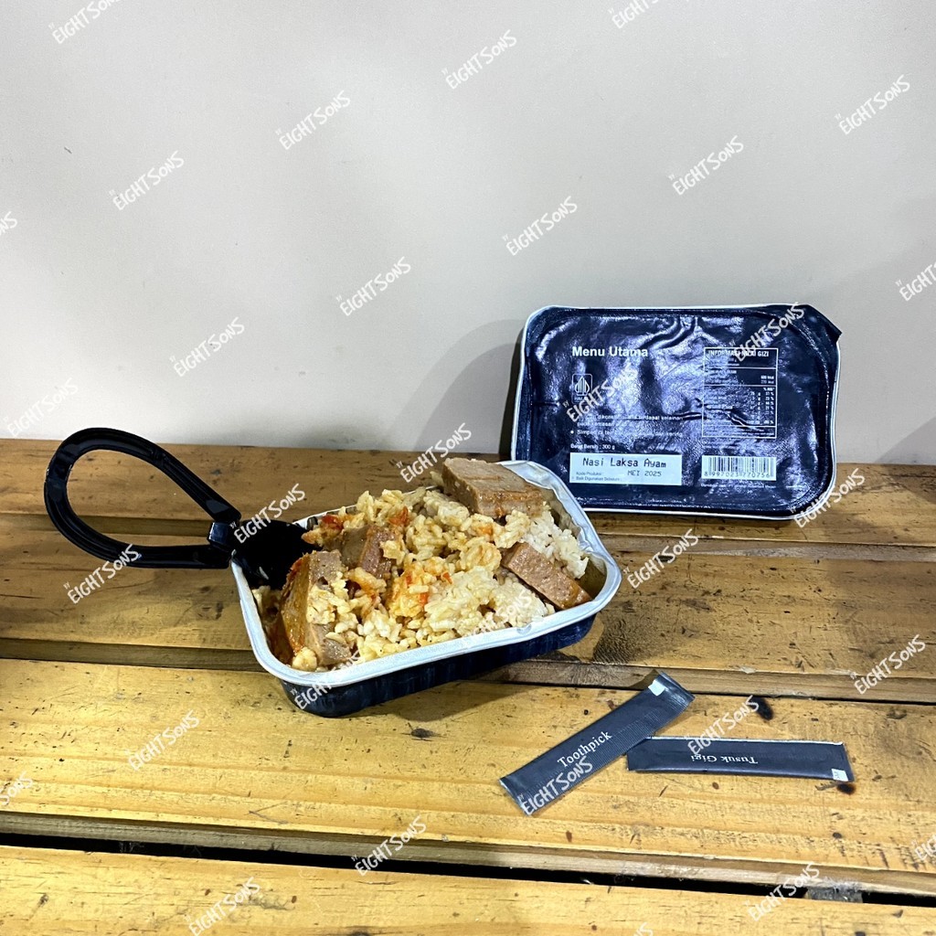 Jual Ready Ransum Nasi Naraga Jatah TNI Ecer 1 Nasi Ori!! | Shopee ...