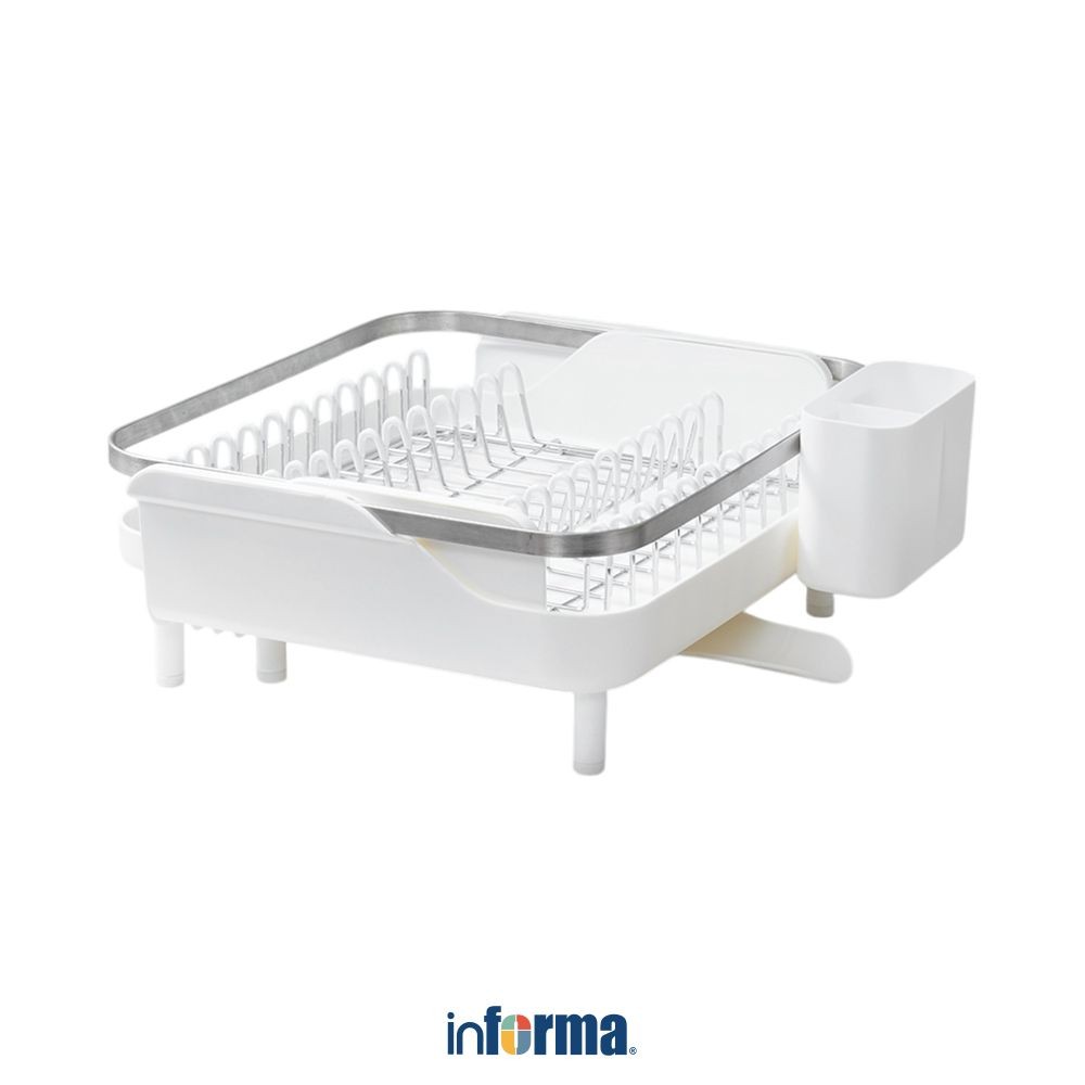 Jual Informa New Willard Rak Piring 1 Tingkat Extendable - Putih Dish ...