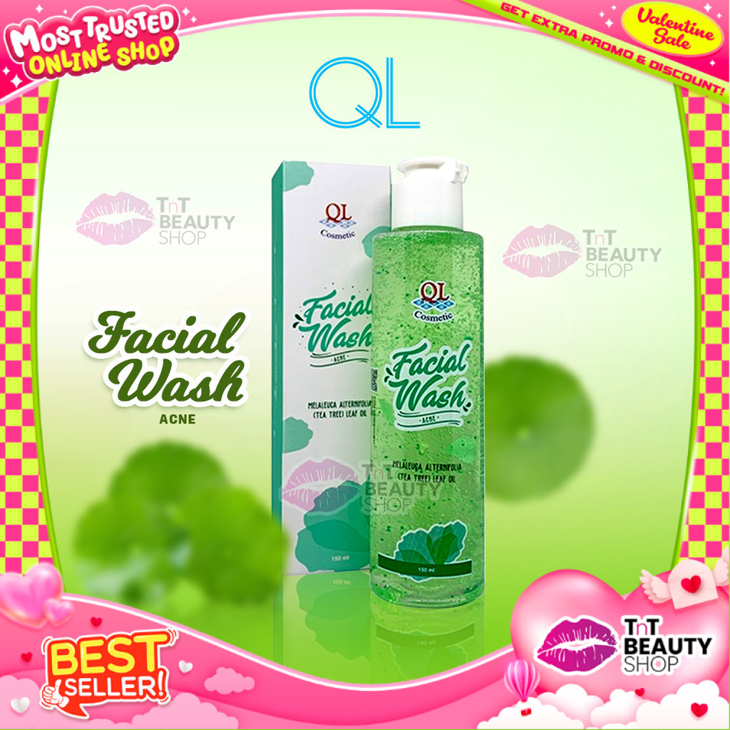 Jual QL Cosmetic Facial Wash - Acne | TnT Beauty Shop | Shopee Indonesia