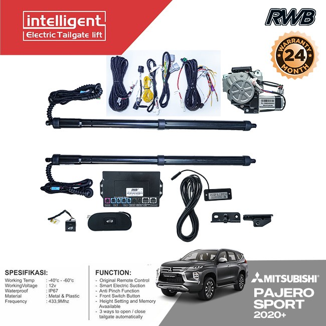 Jual POWER BACK DOOR / TAILGATE MITS. PAJERO SPORT 2021-ON+ KICK SENSOR ...
