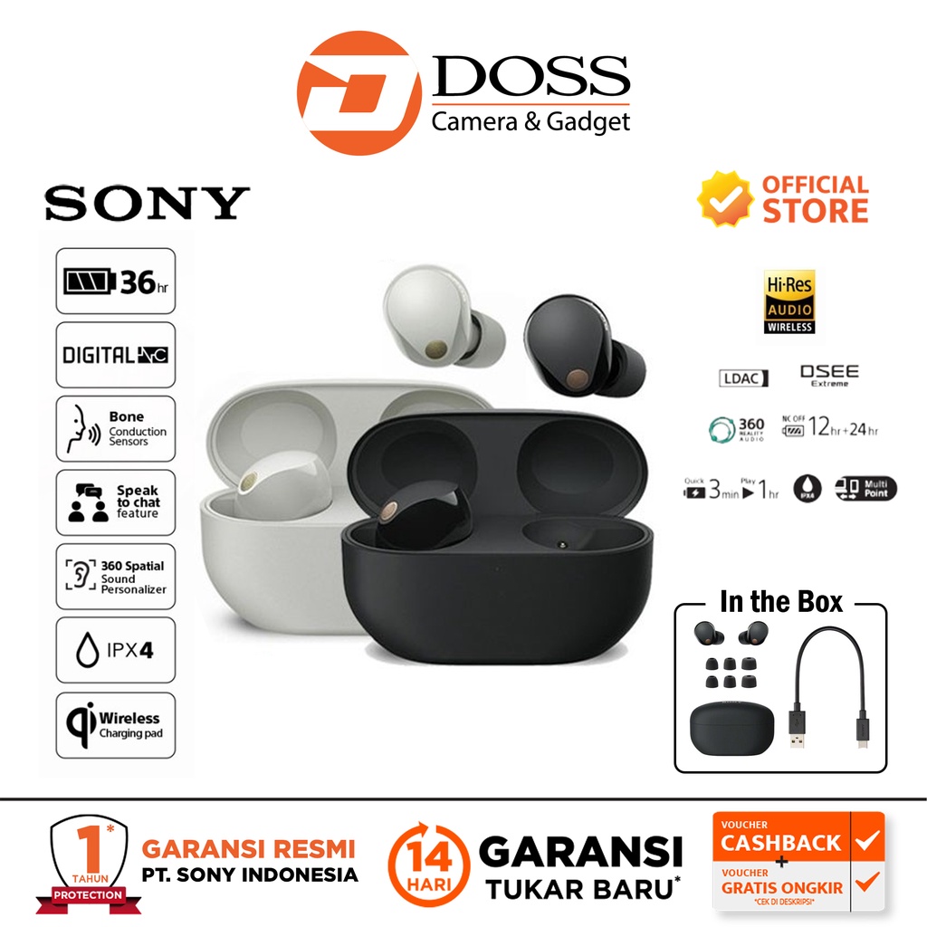 Jual Sony WF-1000XM5 Wireless Earphone WF1000XM5 WF1000 XM5 WF 1000 XM5 ...