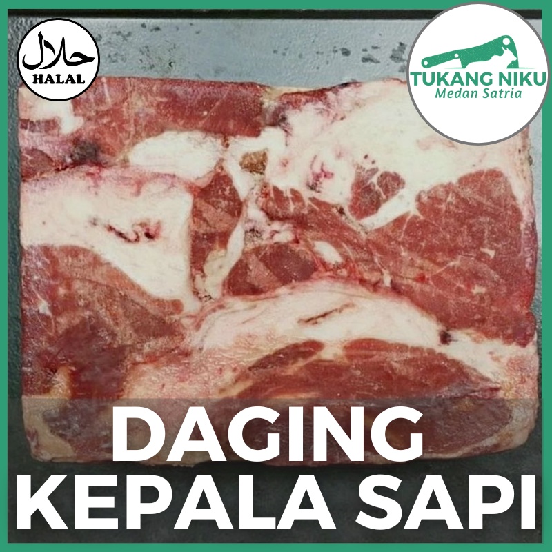 Jual DAGING KEPALA SAPI - SEGAR HALAL BEEF HEAD MEAT LEMAK FRESH BEKU ...
