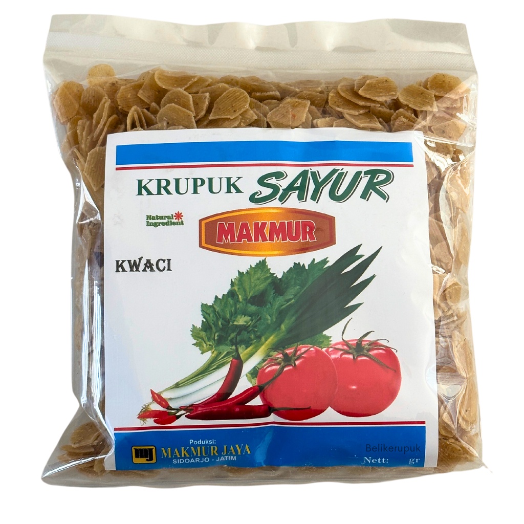 Jual Kerupuk Sayur Mentah Rasa Kwaci Cap Makmur 500g | Shopee Indonesia