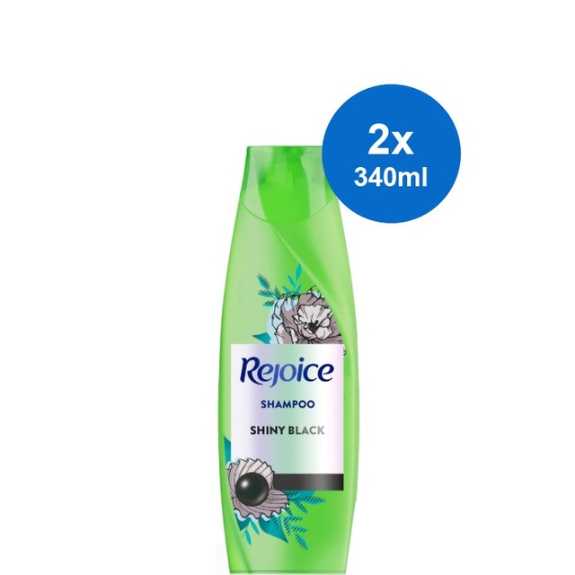 Jual P&G Rejoice Sampo Shiny Black 340 mL x 2 | Shopee Indonesia