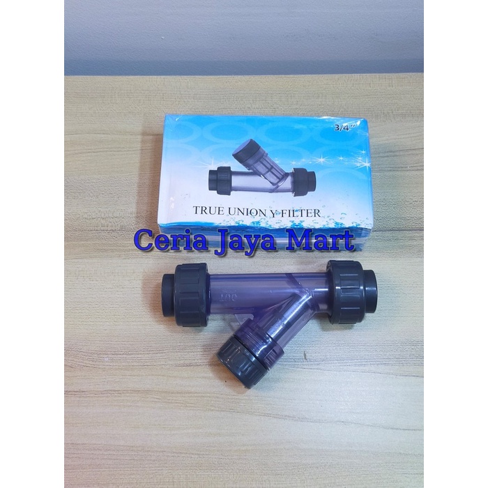 Jual Y Strainer PVC Transparant 3/4" Inch / Y strainer pvc bening DN20 ...