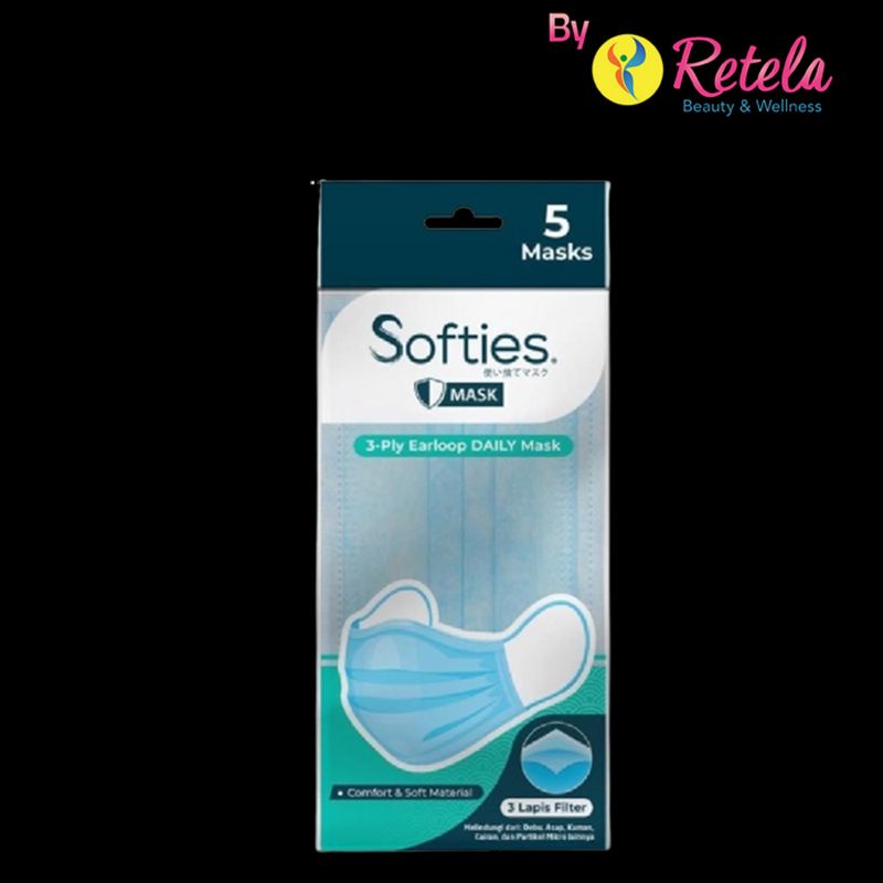 Jual SOFTIES MASK DAILY MASK 5 PCS | Shopee Indonesia