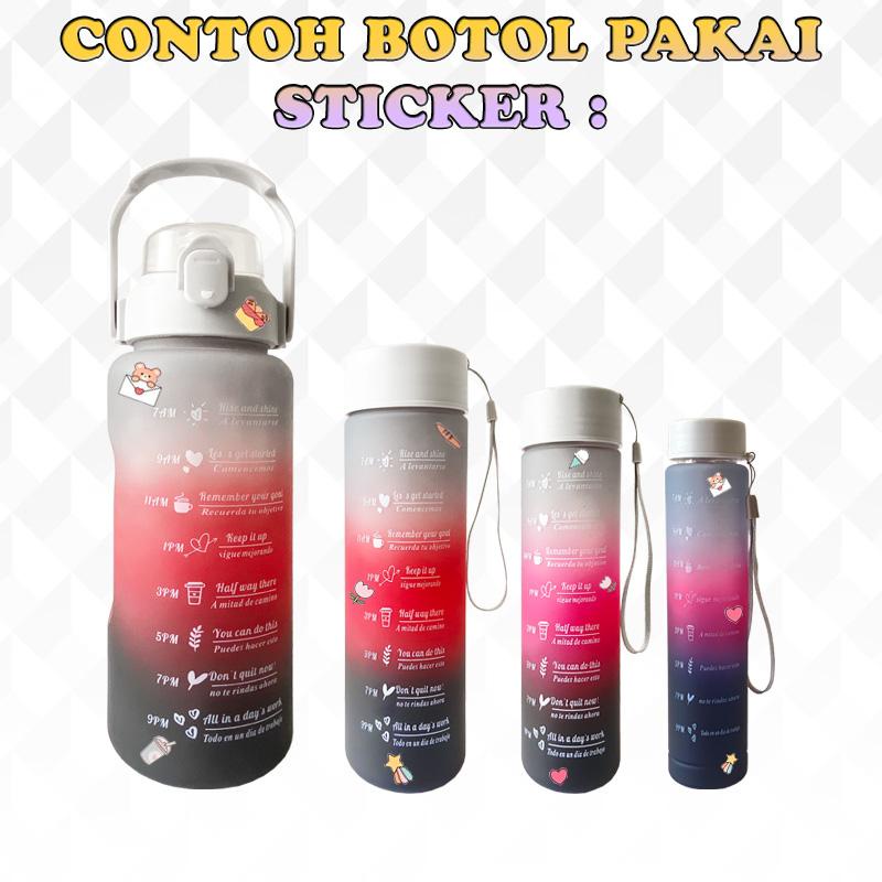 Jual Botol Viral 4in1 Beranak 4 Gradasi 3 Warna 2000ml+900ml+500ml+300ml | Shopee Indonesia