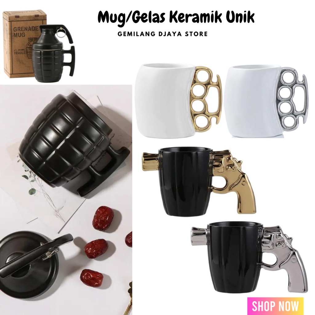 Jual Mug keramik Unik untuk gift unique model ( Bergaransi = Wajib ...