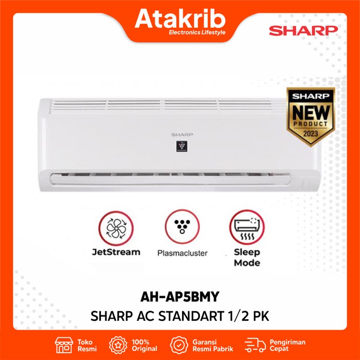 Jual SHARP AC STANDART 1/2 PK AH-AP5BMY PLASMACLUSTER | Shopee Indonesia