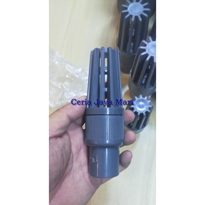 Jual Foot Valve PVC 3/4 " inchi / Foot Klep PVC Socket / Saringan ...