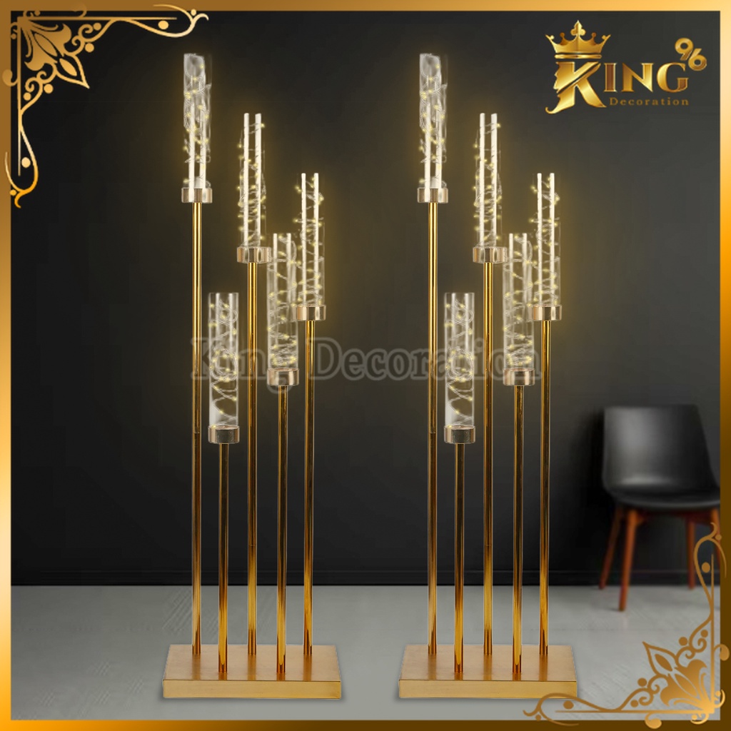 Jual Lampu Standing Botol Tembaga Hias Dekorasi Event Wedding Mewah ...