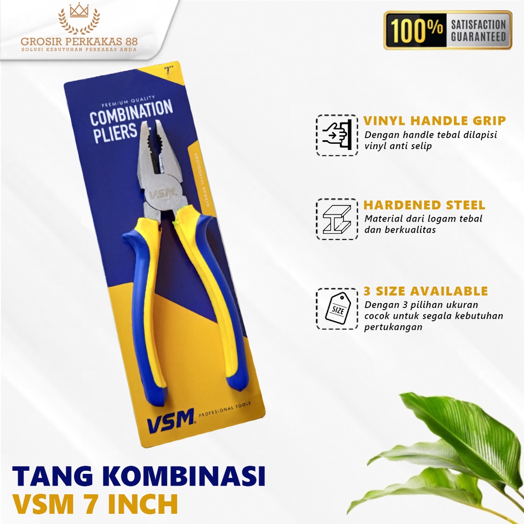 Jual Tang Kombinasi Multifungsi Serbaguna Vsm 8 Inch 6 7 Inc - 6 inch ...