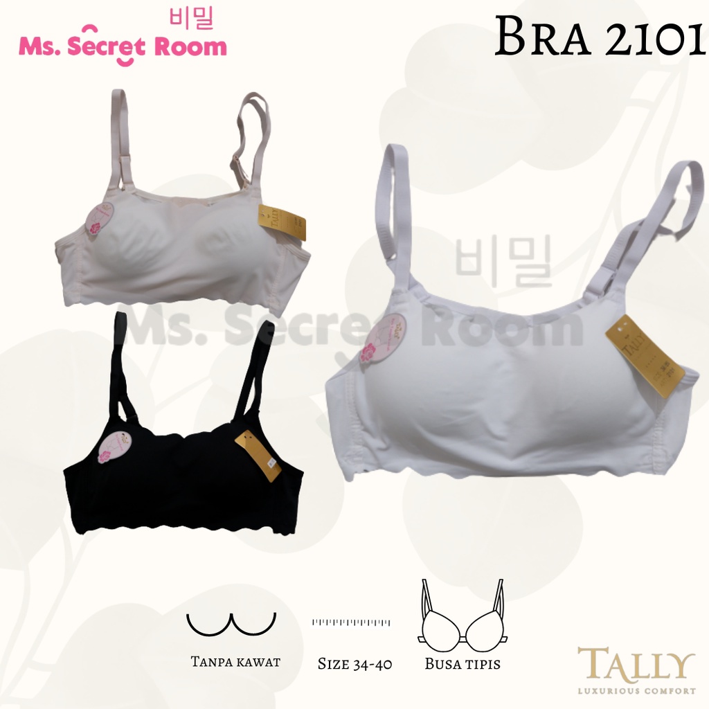 Jual TALLY BRA BH 2101 | TANPA KAWAT | SIZE 34-40 | BUSA TIPIS | CUP A ...