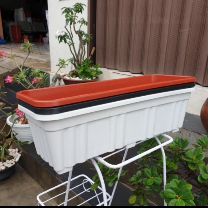 Jual Pot panjang Alpen 50, Pot bunga segi panjang, bentuk kotak panjang ...