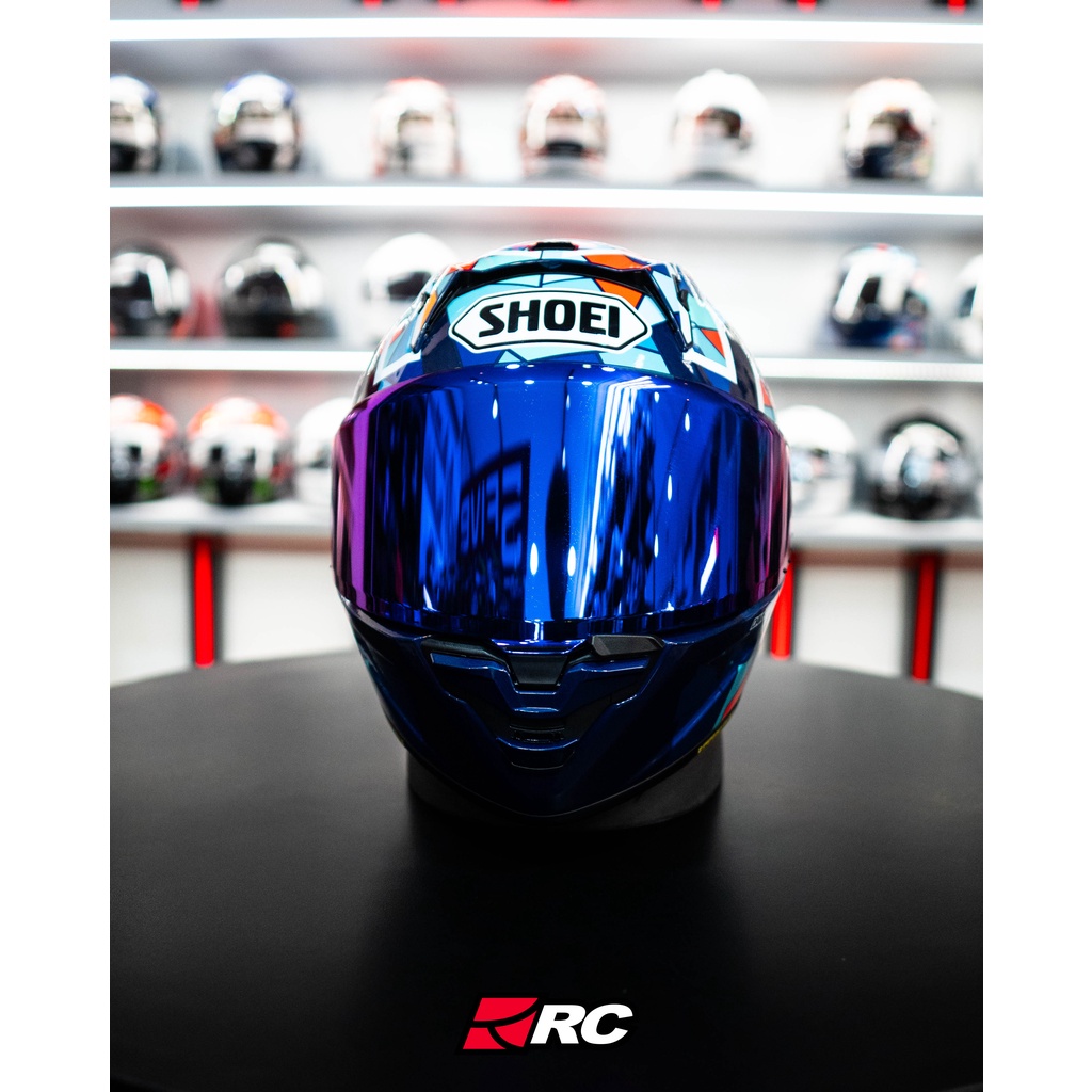 Jual Shoei CWR-F 2/X15/X SPR Pro/Z8 Aftermarket GMA Iridium Blue Visor | Shopee Indonesia