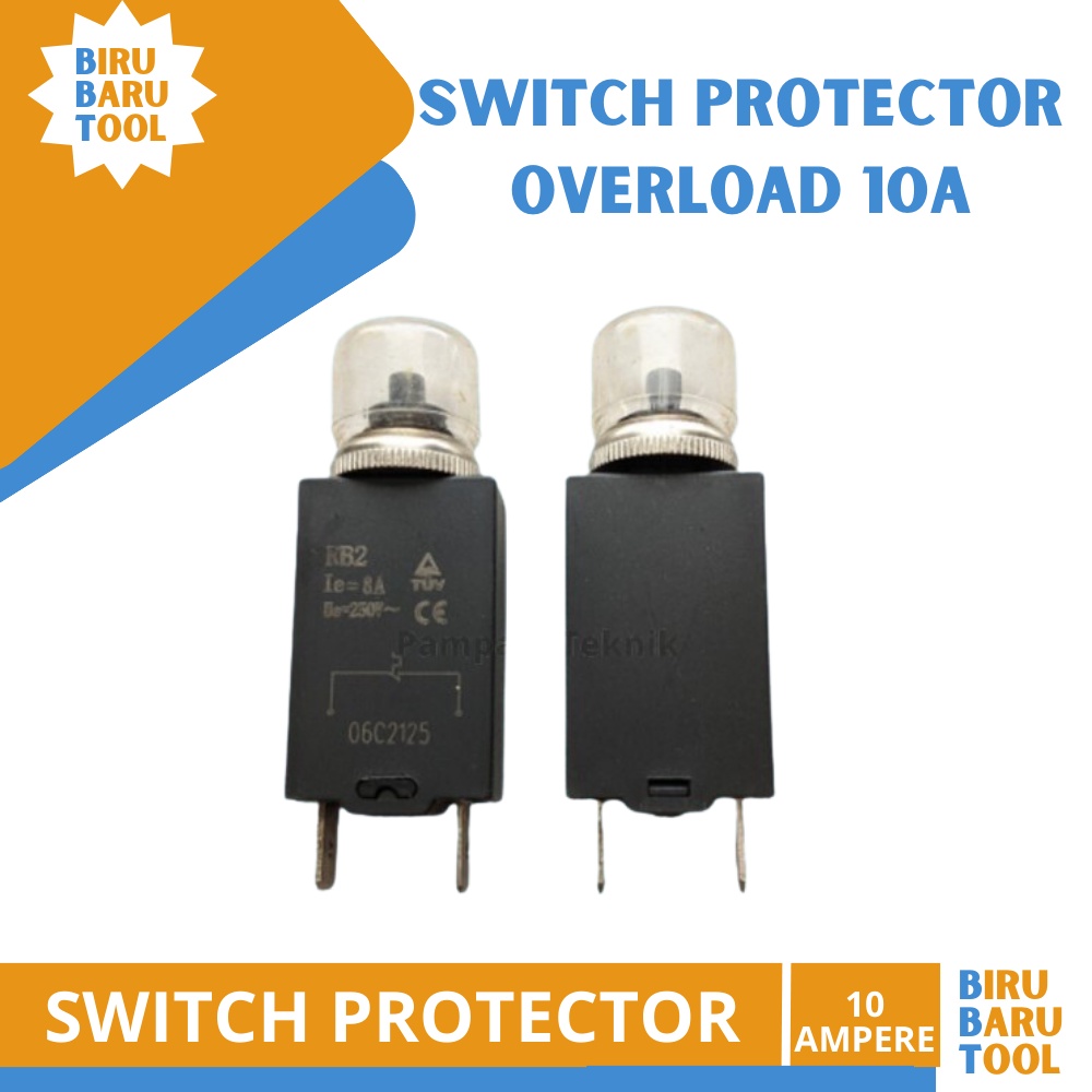 Jual SWITCH PROTECTOR OVERLOAD 10A SIBEL POMPA SATELIT SUBMERSIBLE 10 ...