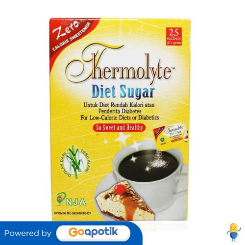 Jual Thermolyte Diet Sugar Sachet Box 25 Pcs | Shopee Indonesia