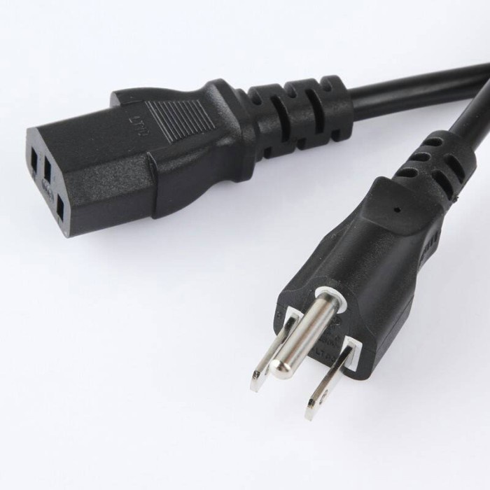 Jual Kabel Power Cord Listrik UPS APC C13 to US Plug Oryginal | Shopee ...