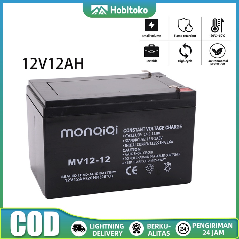 Jual Baterai Sel Kering 12V 8AH Baterai Sepeda Listrik Semprotan ...