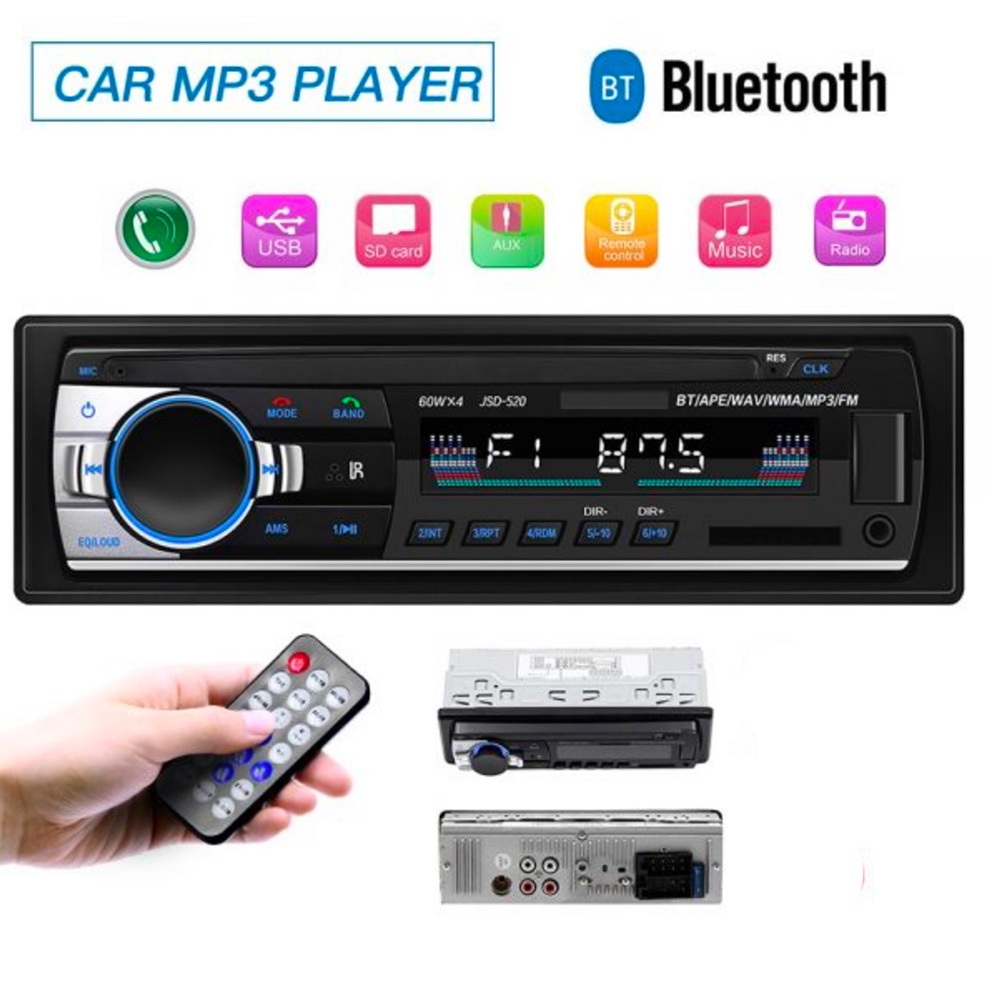 Jual Tape Audio Mobil Bluetooth Version Multifungsi Bluetooth USB MP3 FM Radio | Shopee Indonesia