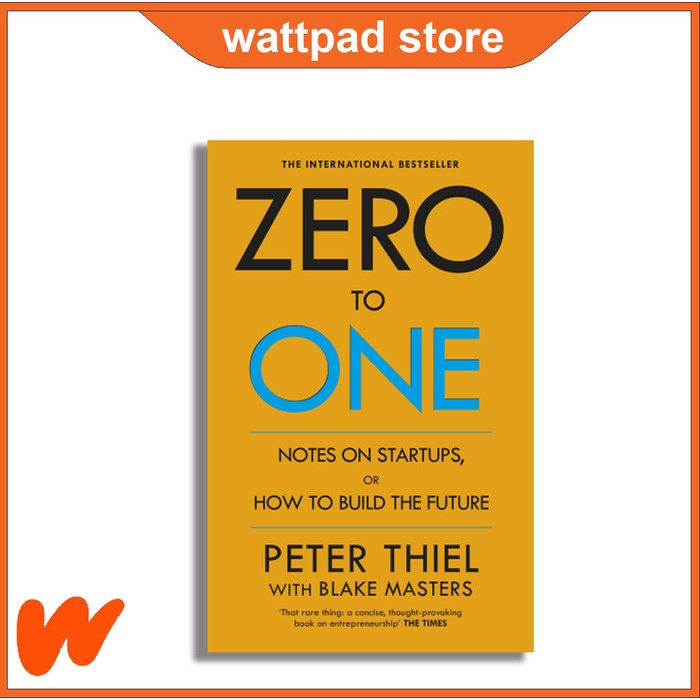 Jual Zero to One: Notes on Startups, or How to Build the Future ...