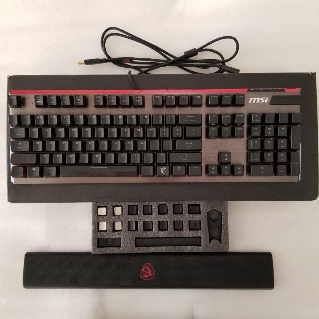 Jual Keyboard Gaming MSI VIGOR GK80 Wired Mechanical Keyboard | Shopee ...