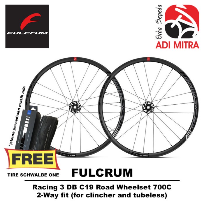 Jual Fulcrum Racing 3 DB C19 Alloy Wheelset Road Bike | Shopee Indonesia