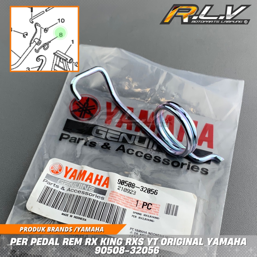 Jual Per pedal rem Rxking Rx king Rxk rxs yt Original yamaha 90508-32056 | Shopee Indonesia