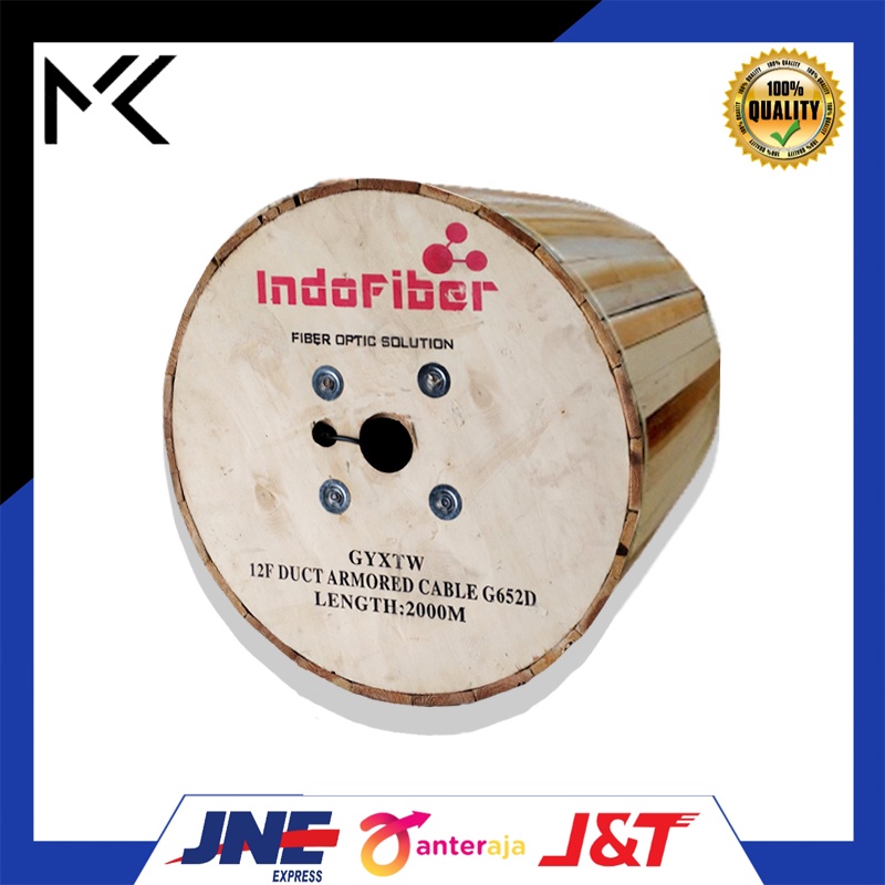 Jual Indofiber Fiber Optik Kabel 12 CORE ADSS Armor 2KM | Shopee Indonesia