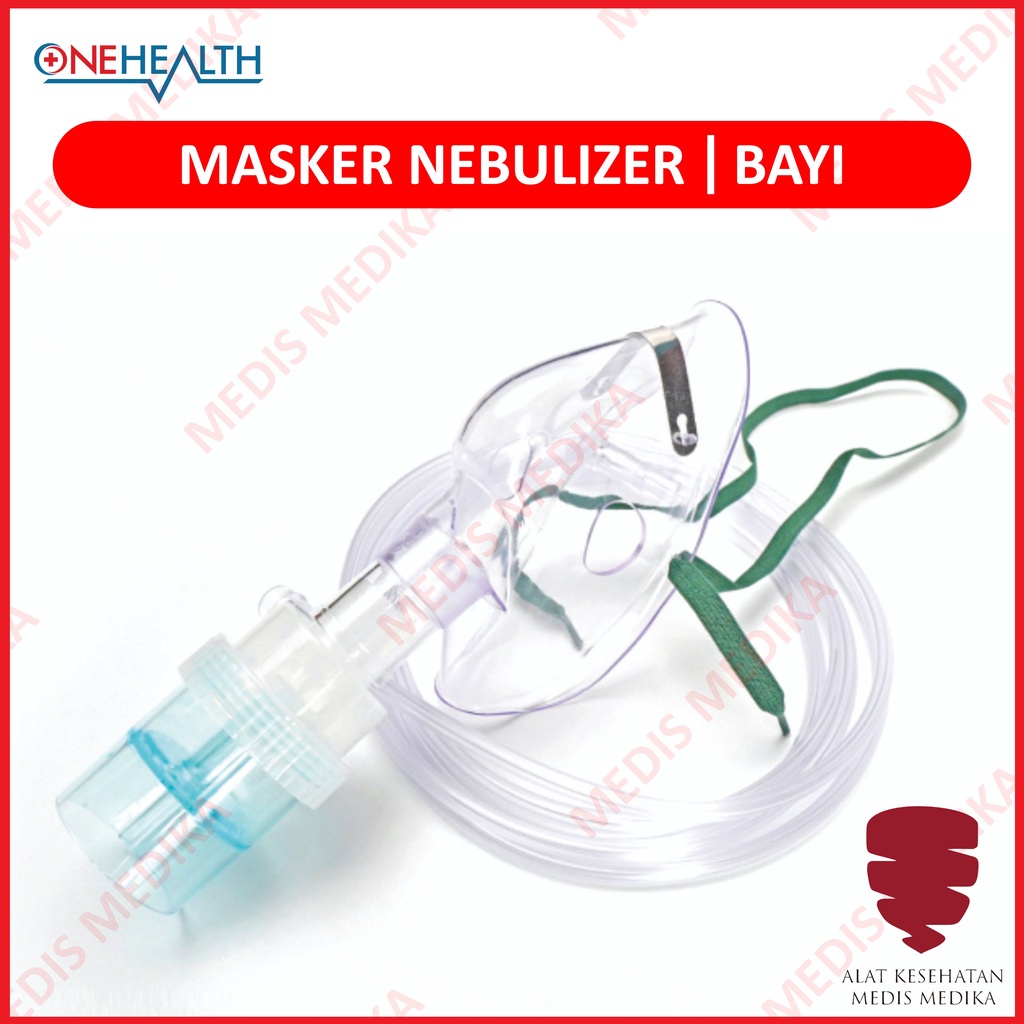 Jual Masker Nebulizer Bayi OneHealth Nebuliser Mask Alat Bantu ...