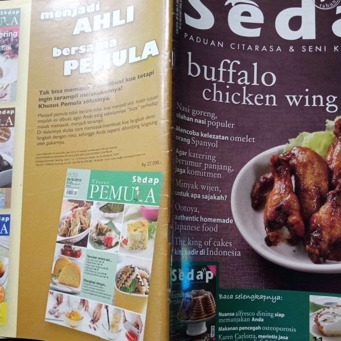 Jual Buku Resep Masakan SEDAP Edisi Buffalo Chicken Wing | Shopee Indonesia