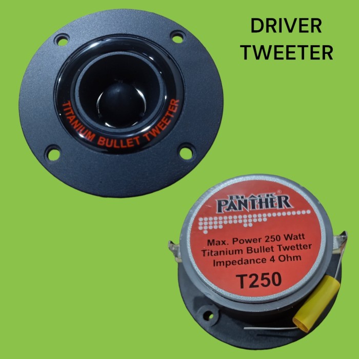 Jual DRIVER TWEETER HIFI TITANIUM BLACK PANTHER ORIGINAL UNTUK MOBIL ...