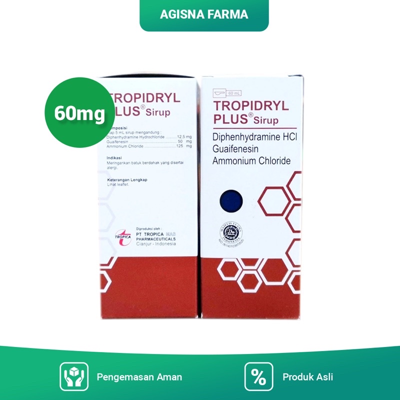Jual Tropidryl plus syrup 60ml | Shopee Indonesia