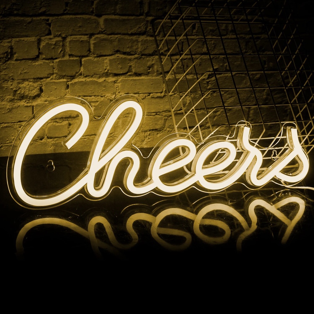 Jual Cheers Neon Sign LED Light Cute Club Restaurant Bar Shop Party ...