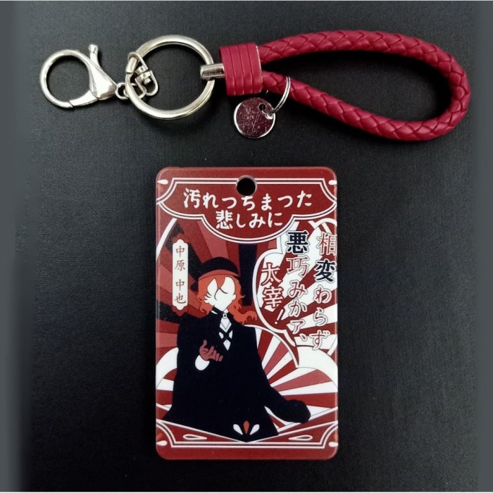 Jual Gantungan card holder kartu anime bungou stray dogs chuuya ...
