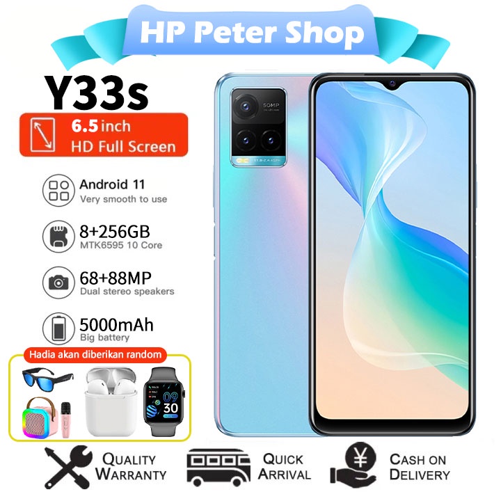 Jual 2023 HP Original Baru Y33s 100% baru original Smartphone RAM 8GB ...