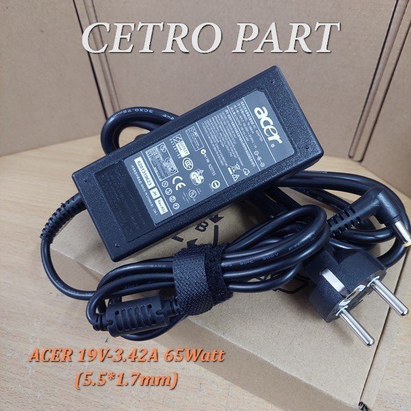 Jual Adaptor Charger Laptop Acer Aspire 19v-3.42a (5.5*1.7mm) 65Watt | Shopee Indonesia