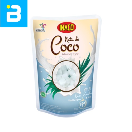 Jual Inaco Nata De Coco Rasa Vanilla 360G | Shopee Indonesia