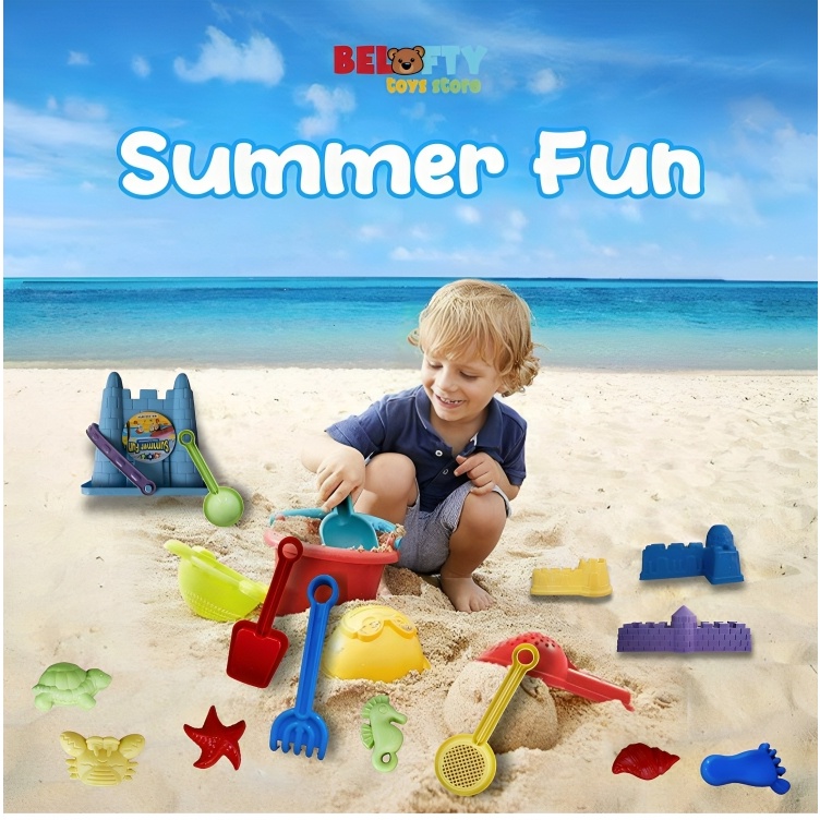 Jual Mainan Anak Ember Pasir Pantai Cetakan Pasir Pantai Mainan ...