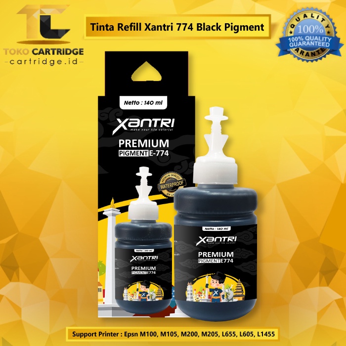 Jual Tinta Refill Compatible 774 T7741 Black Pigment Ink 140ml | Shopee ...